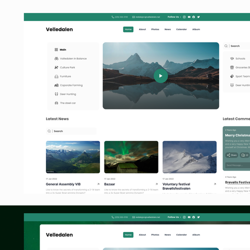 Designs | Winning landing page/portal for our local community | Web ...