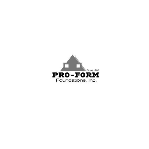 Logo Design for Pro-Form Foundations, Inc. | Logo design contest