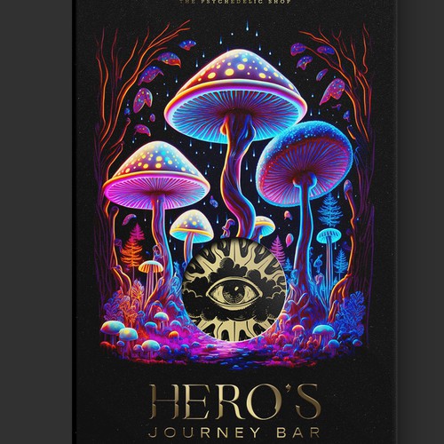 Designs | Psychedelic Mushroom Chocolate Bar Packaging 🍄🍫 | Product ...