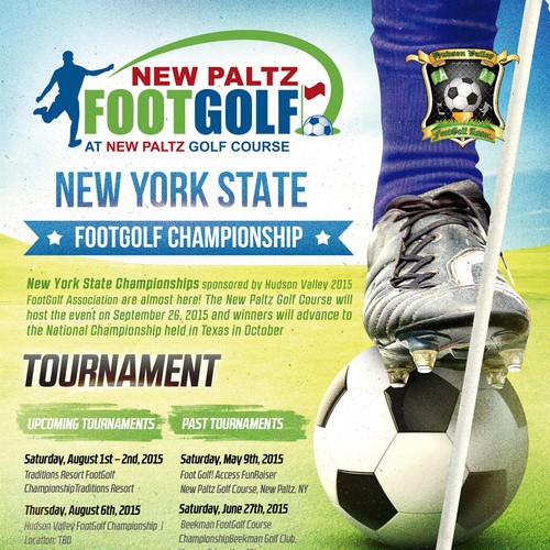 Need Flyer to promote FootGolf Tournament | Postcard, flyer or print ...