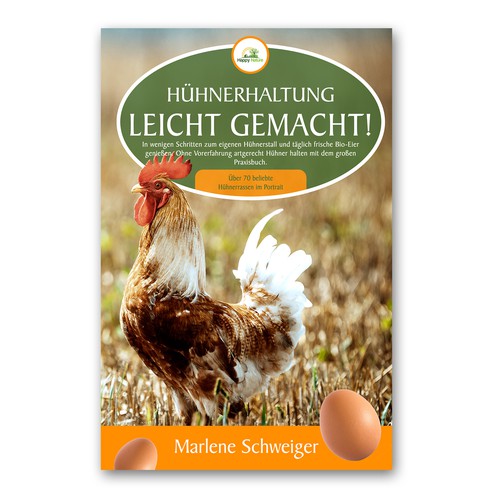 Designs | Chicken Farming Book Cover | Book cover contest