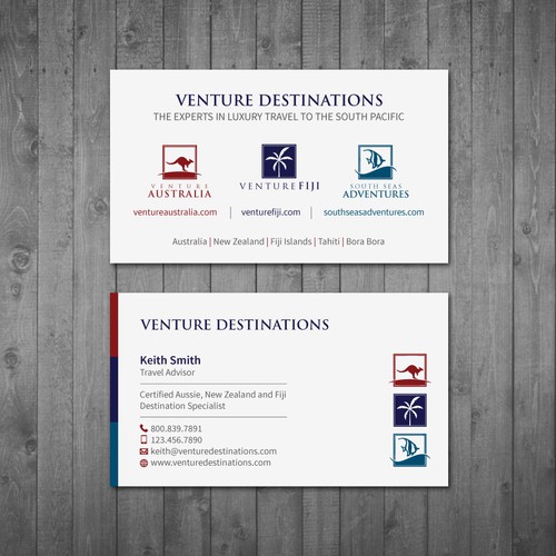 Design a Business Card for a Luxury Travel Brand (logos provided ...
