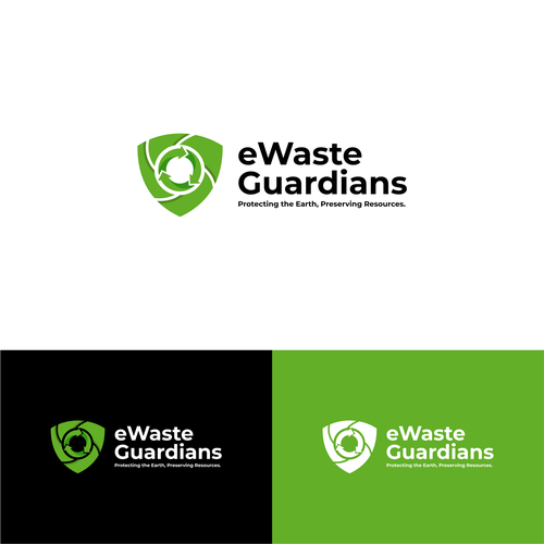 Designs | Design the Future: Modern, Sustainable Logo for E-Waste Guardians | Brand launch pack ...