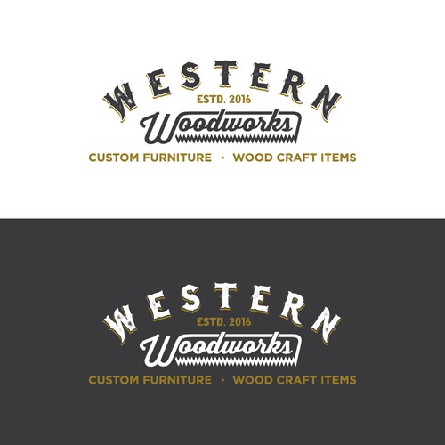 I need a rustic logo designed for my custom woodworking buisness | Logo ...
