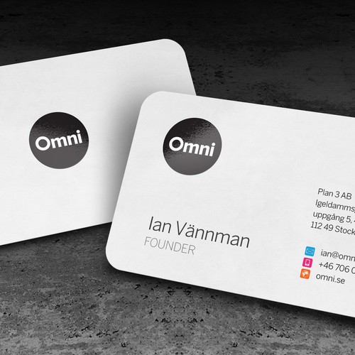 Designs | Create the next business card for Omni | Business card contest