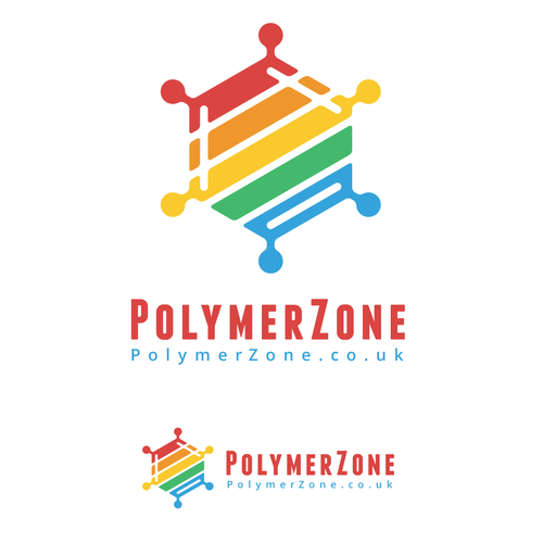 Create a logo for a science based educational website about polymer ...
