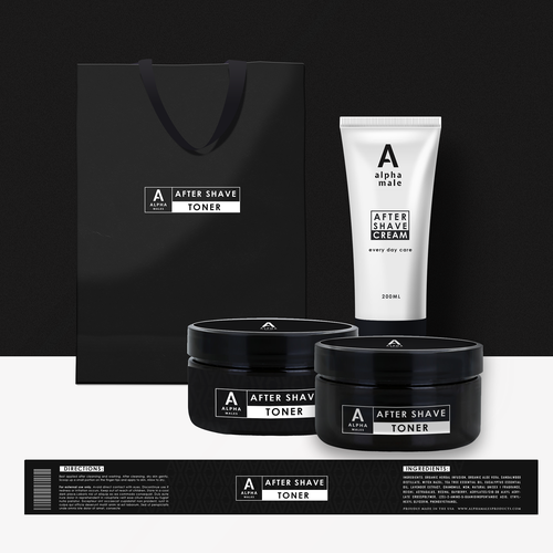 Design a *Packaging Label* for a Rising Male Grooming Brand | Product ...