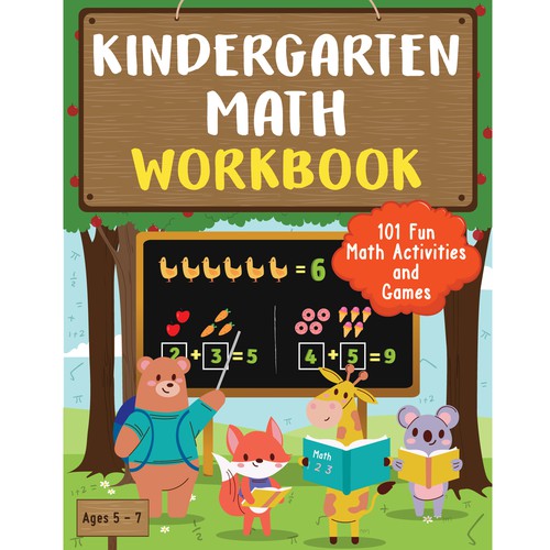 Designs | Cover Design Needed for Fun Kindergarten Math Book | Book ...