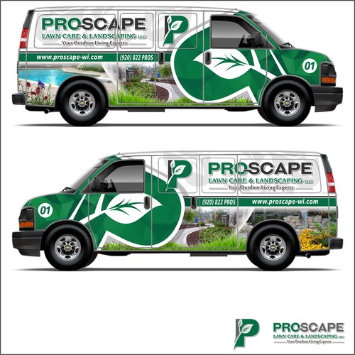 Designs | Create a stunning vehicle wrap for Proscape that bring them ...