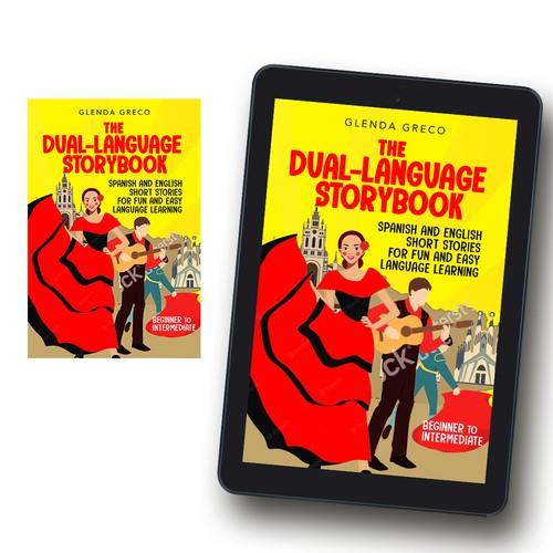 Designs | Cover for a book that teaches you Spanish with Short Stories ...