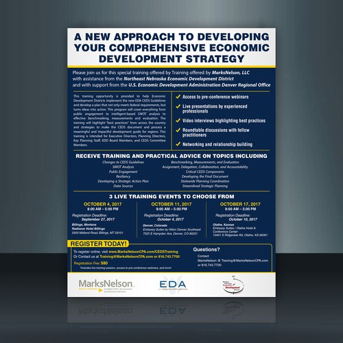 RUSHED & GUARANTEED: TRAINING EVENT FLYER | Postcard, flyer or print ...