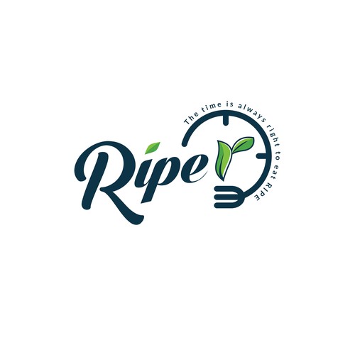 The time is always right to eat RIPE | Logo design contest