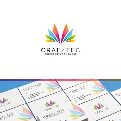 Out of the Box and Powerful LOGO & Identity Design for Craf/Tec Glass ...
