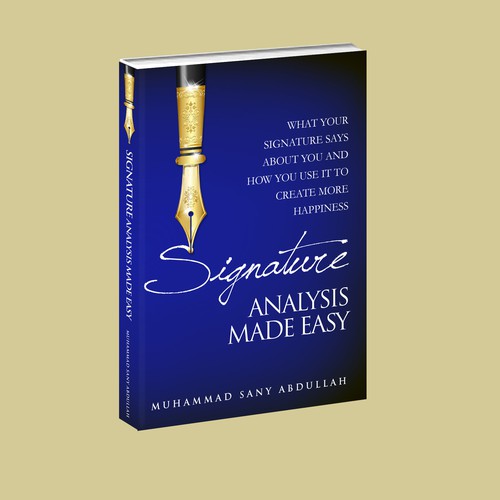 Designs | COVER: SIGNATURE ANALYSIS MADE EASY | Book cover contest
