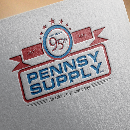 Create a 95th anniversary logo enhancement for Pennsy Supply. | Logo ...