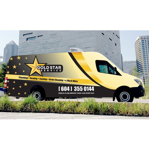 Fortune 100 home service truck wrap | Car, truck or van wrap contest