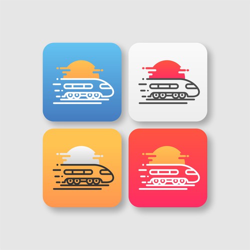 App Icon for Train Transportation App | Icon or button contest