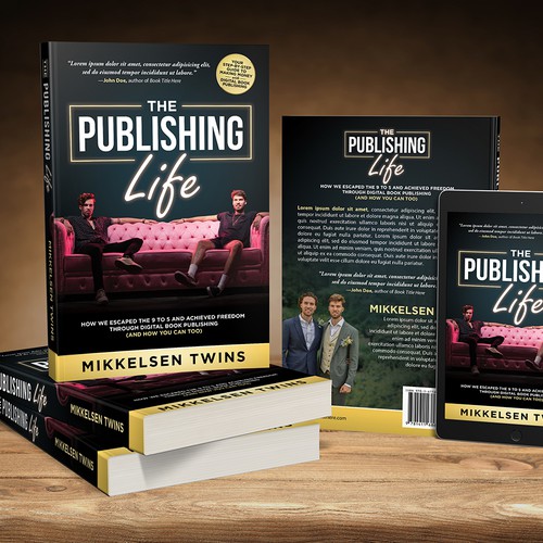 Designs | Publishing Life book cover | Book cover contest