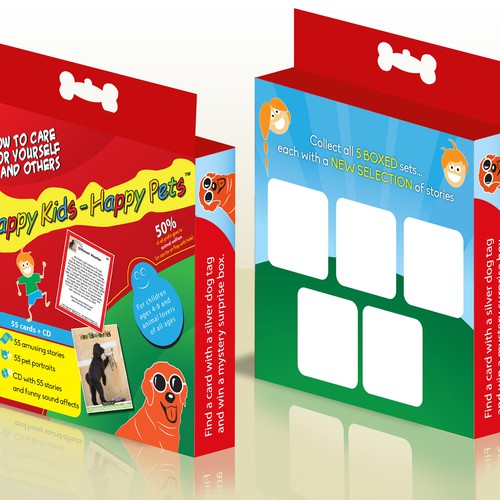 Design a kid-friendly 3-dimensional box for collectible cards | Product ...