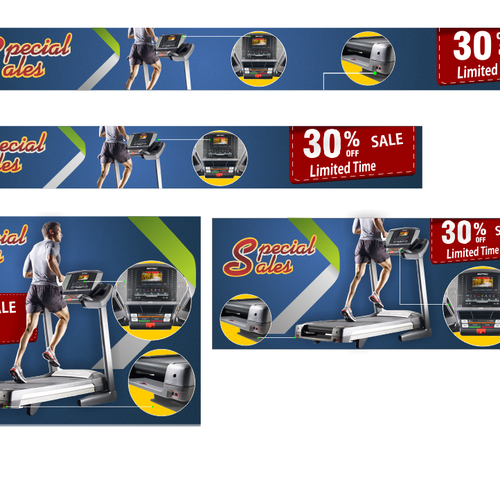 Sports and Fitness Banners | Banner ad contest