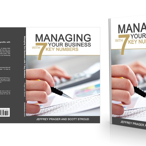 Create a dynamic book cover for financial management publication | Book ...
