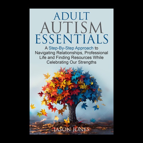 Designs | Adult Autism Essentials Book Cover | Book cover contest