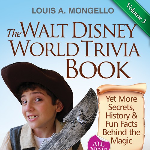 Designs | Walt Disney World Trivia Book cover | Book cover contest