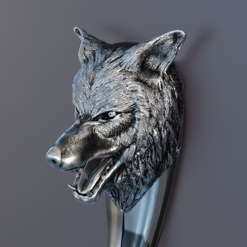 Designs | wolf handle design | 3D contest