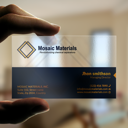 Designs | Business card for a fast growing high technology startup ...