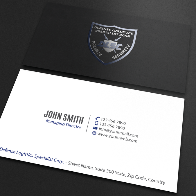 Business Cards for a security guard company | Business card contest