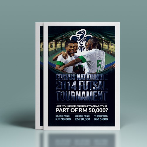 Create a capturing posters and flyers design for nationwide futsal ...