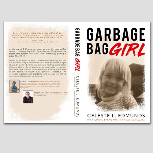 Designs | Garbage Bag Girl | Book cover contest