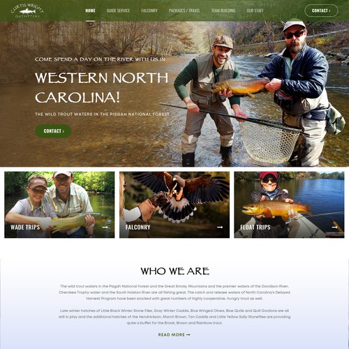 Designs | We need a creative new design for our Fly Fishing website ...