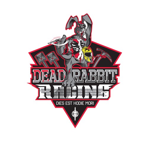 Dead Rabbit Logo Dead Rabbit Cartoon Funny Embroidery – Animal