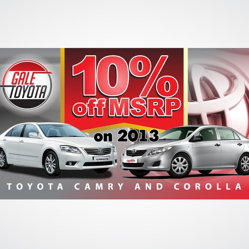 New banner ad wanted for Gale Toyota | Banner ad contest