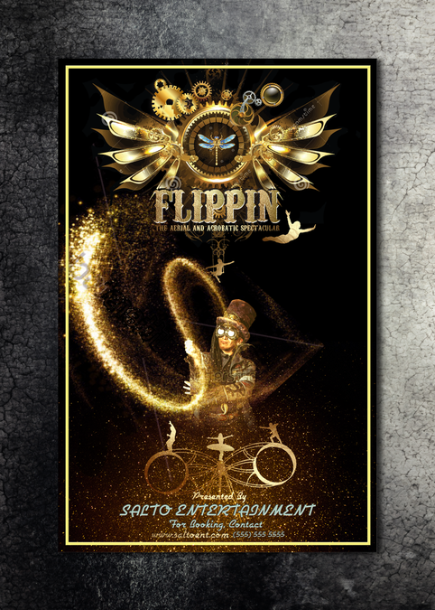 Create a Poster for an Acrobatic Stunt Show | Postcard, flyer or print ...