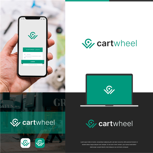 Designs | CartWheel, a delivery management software, looks for a logo ...