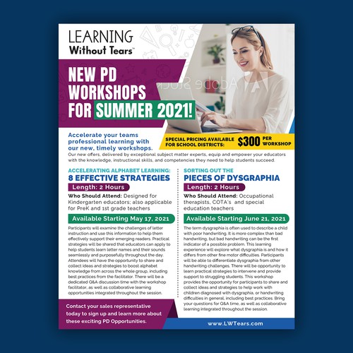 Designs | LWT Two Hour Workshop Flyer for Sales | Postcard, flyer or ...