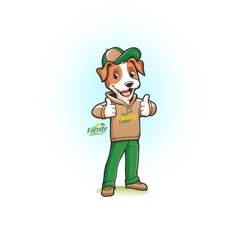 Designs | Crayon-style Dog Mascot for Lawn Service Business (with more ...