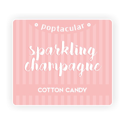 FUN COTTON CANDY LABEL | Product label contest