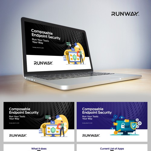 Designs | Powerpoint template for Runway Software | PowerPoint template ...