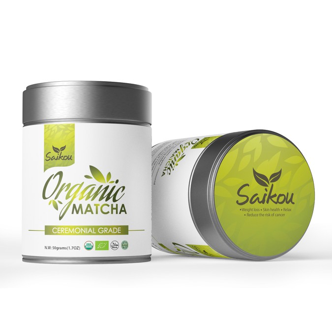 Create matcha green tea labels for new brand | Product label contest