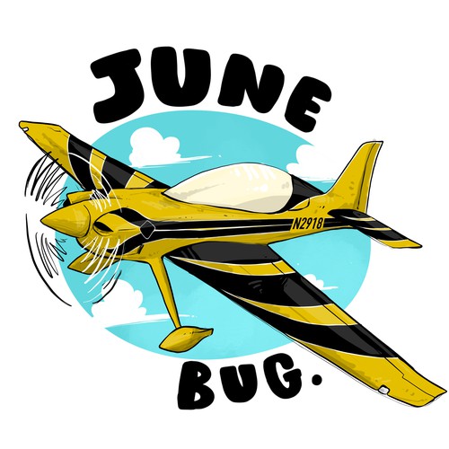 Designs | Create a caricature of my airplane, the June Bug! | Character ...