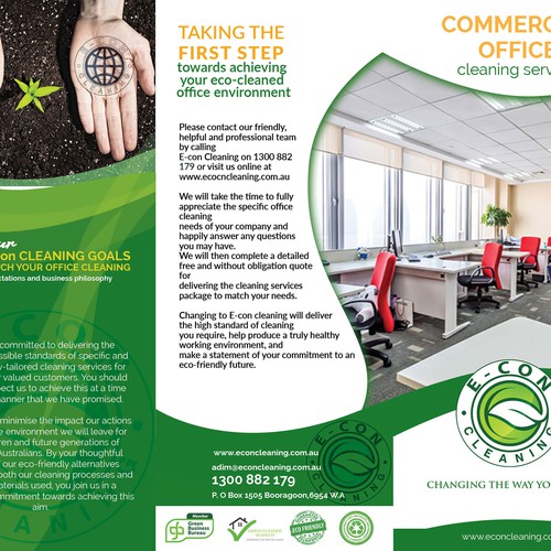 Eco-friendly Office Cleaning $$$ | Brochure contest