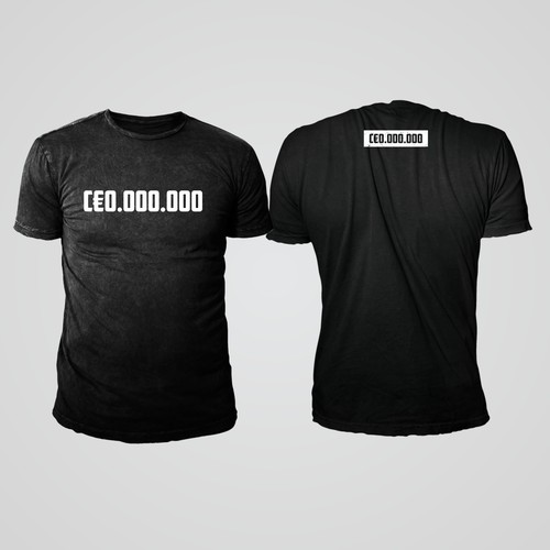 CEO tee-shirt - Luxury brand | T-shirt contest