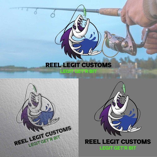 Designs | Custom bait painters looking to "lure" creative spirits for a ...