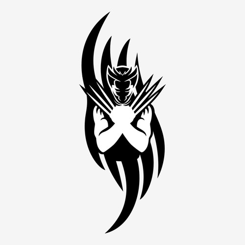 Abstract Wolverine Tattoo Art | Illustration or graphics contest