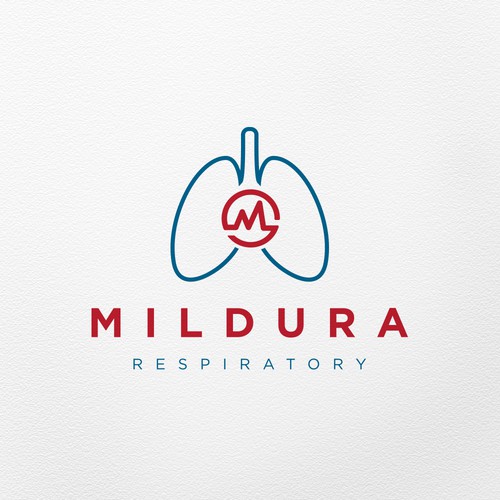 Create a professional, sophisticated logo for a lung function testing ...