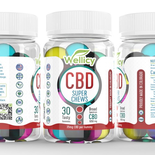 Looking for an EPIC & SEXY CBD Gummy Label Design! | Product label contest