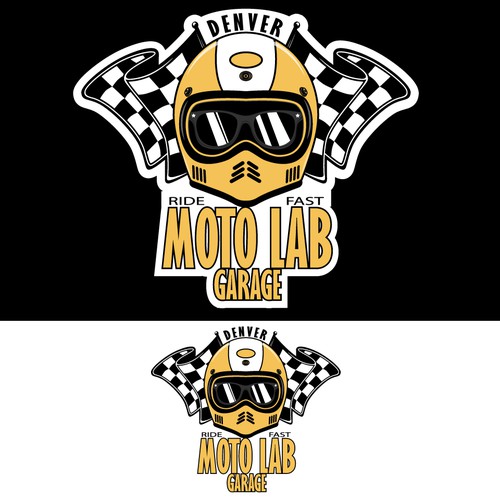 Cool as F Vintage motorcycle shop needs logo to match (humble, we know ...